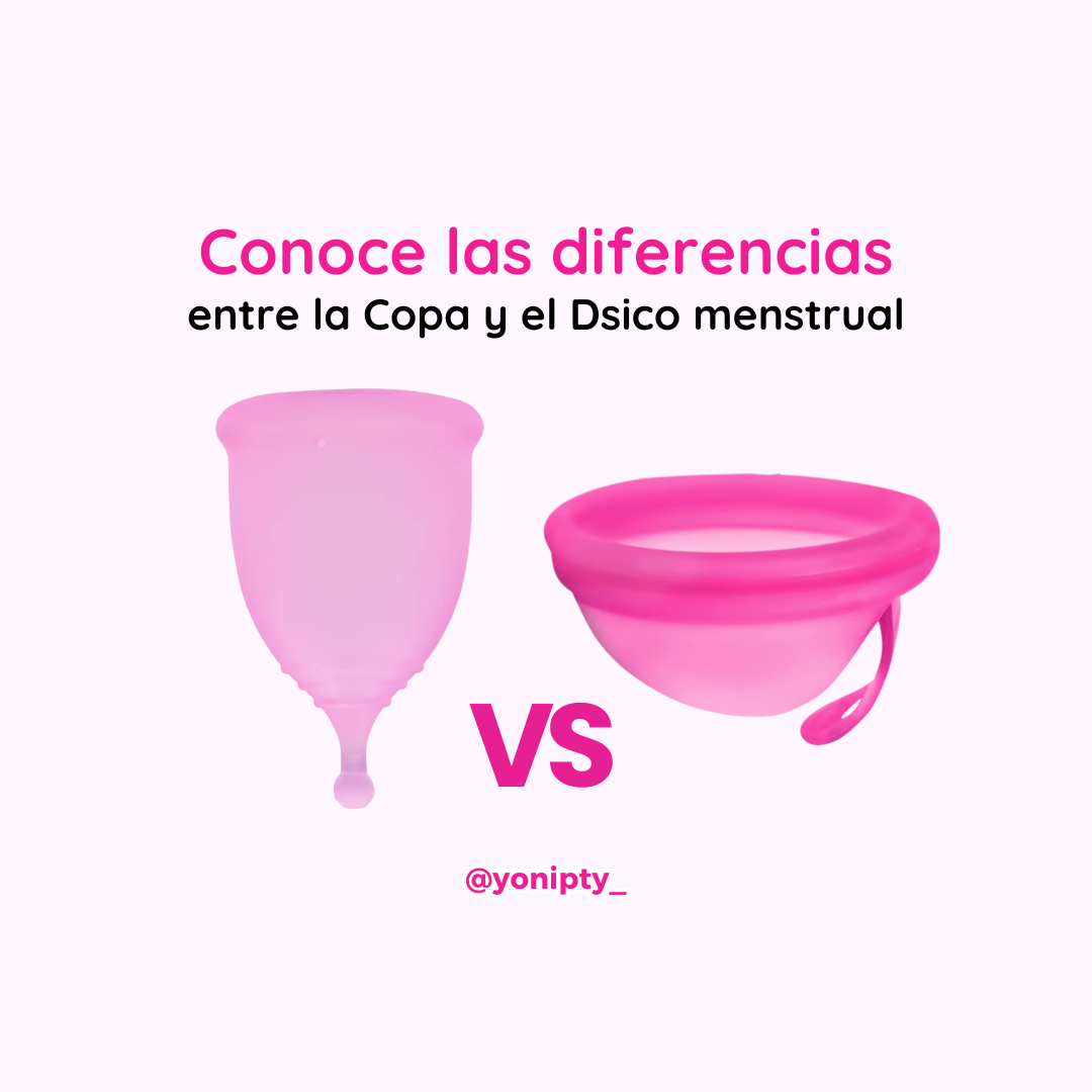 Diferencias entre la Copa y el Disco Menstrual - Yoni PTY